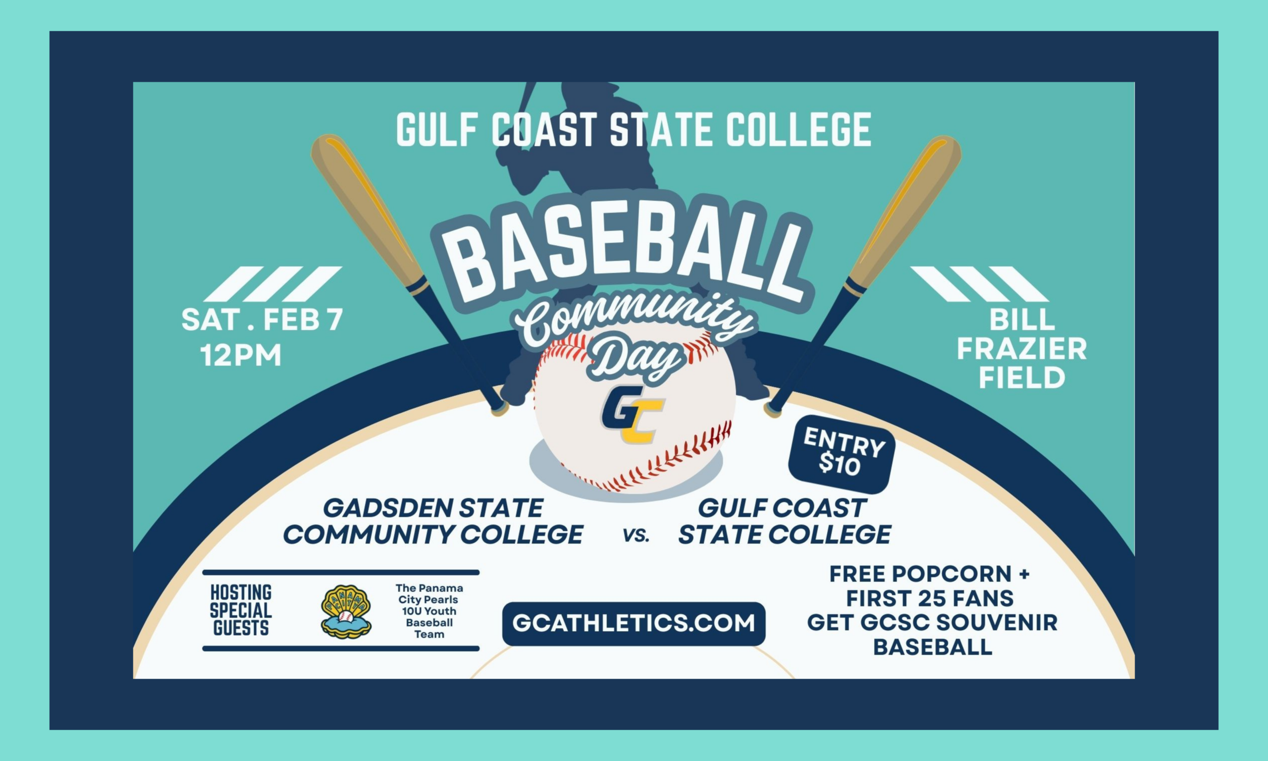 GCSC Hosts Baseball Community Day - Commodore Waves